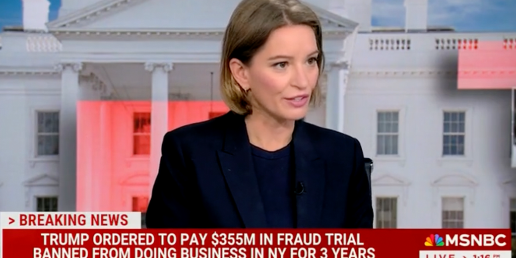 MSNBC host Katy Tur is almost at a loss for words upon hearing the ...