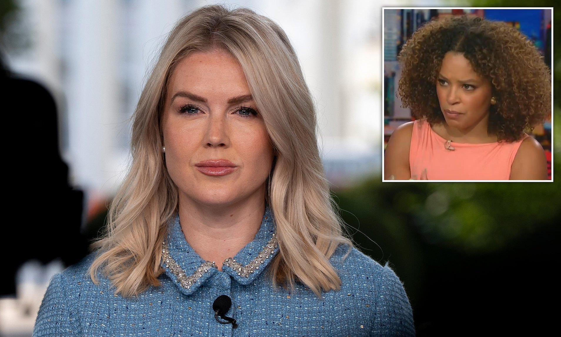 MSNBC presenter Antonia Hylton commented that Karoline Leavitt appeared ...