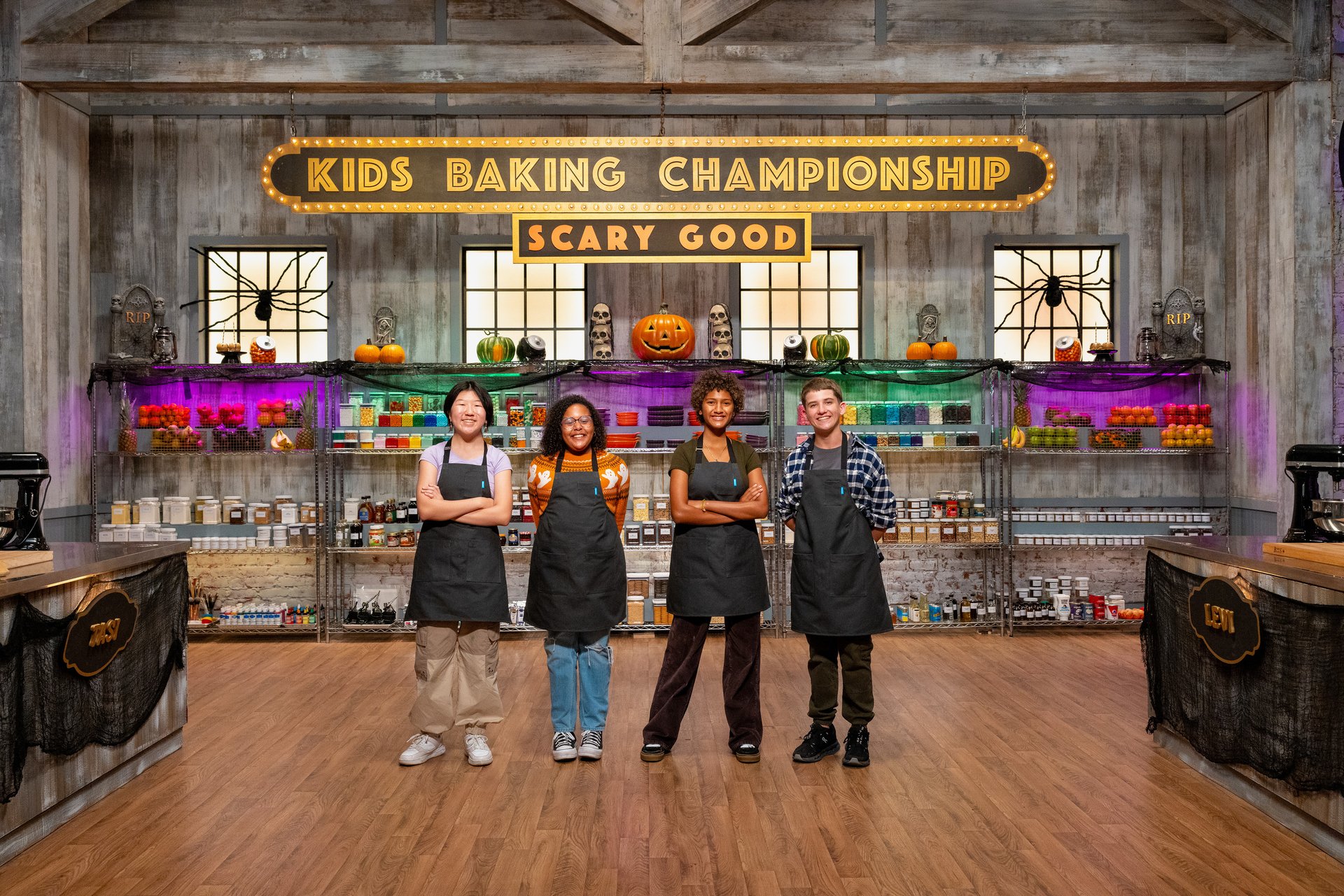 The lineup of judges for Halloween Baking Championship and Halloween ...
