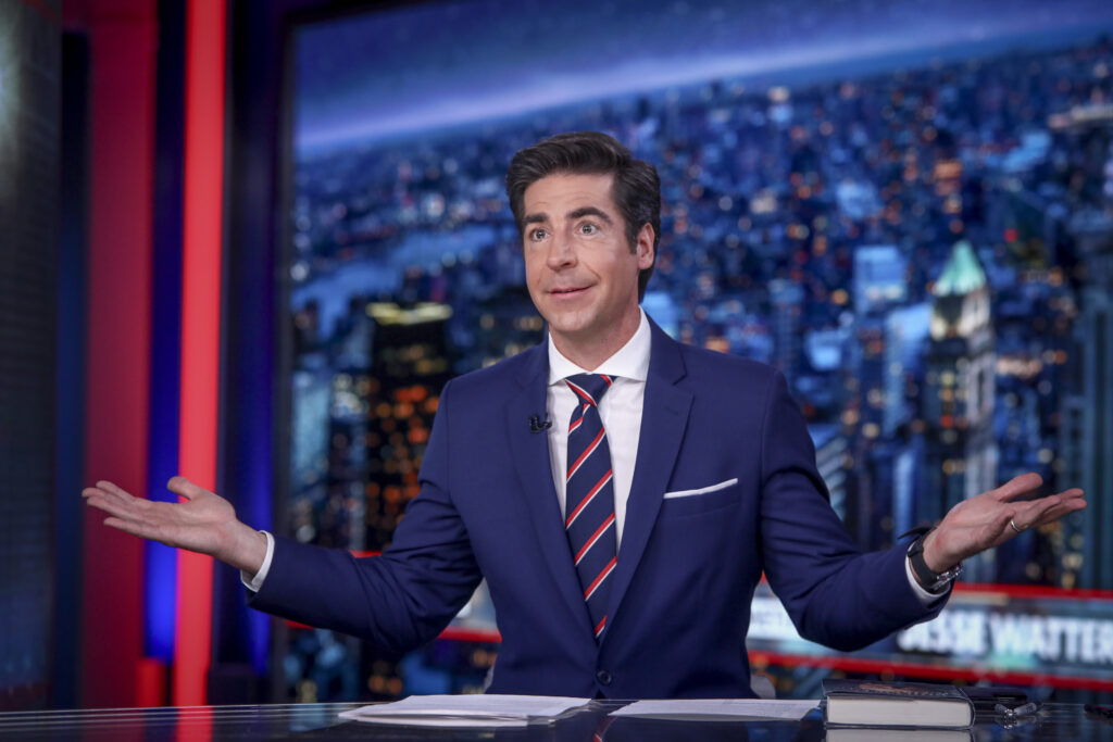 Fox News anchor Jesse Watters is receiving criticism following a colleague's decision to ...