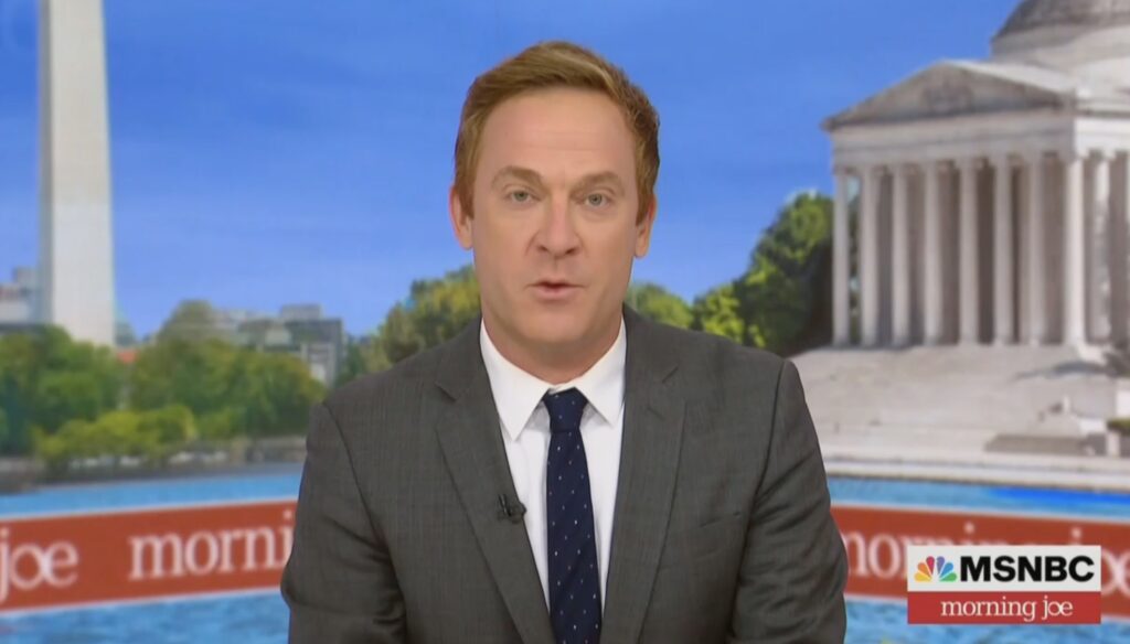MSNBC presenter Jonathan Lemire admitted that he can't shake off a ...