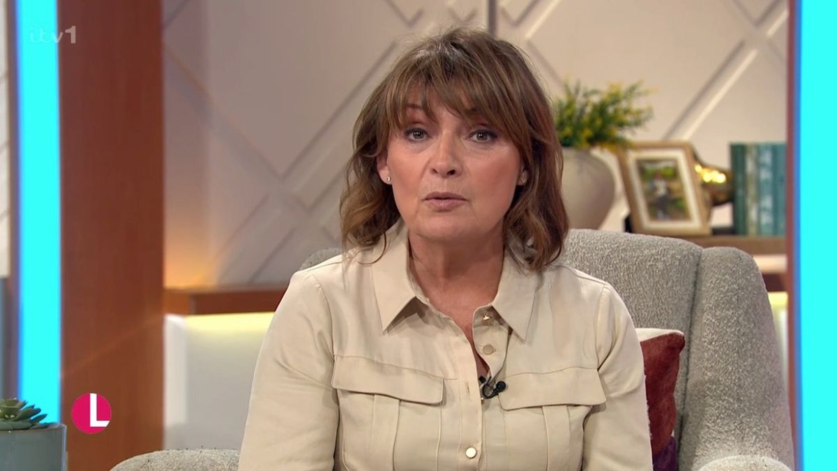 Lorraine Kelly was unable to control her emotions as she disclosed the ...