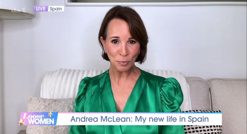 Andrea McLean was unable to contain her emotions as she revealed that ...